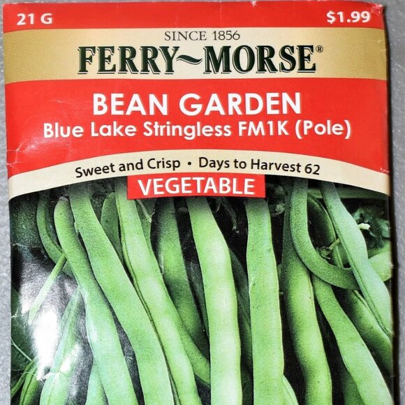 Ferry-Morse | Kitchen | Ferrymorse Garden Beans Stringless Blue Lake Pole Seed | Poshmark